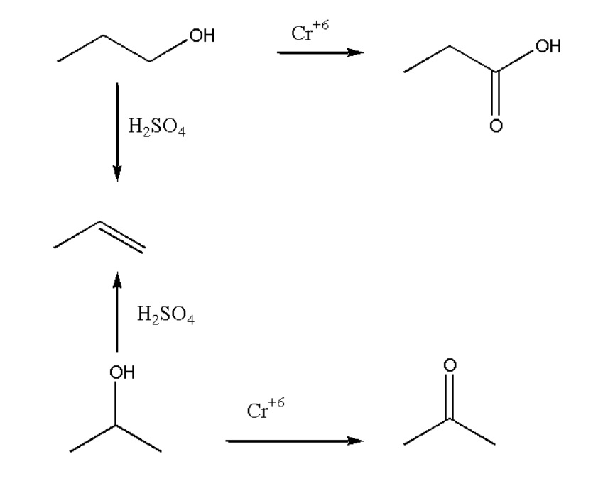 C3h8o Isomers Line Structures